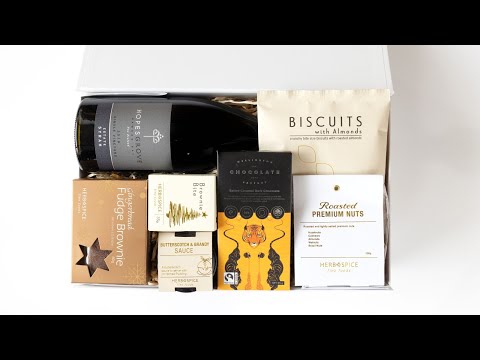 Golden Christmas Gift Box | Luxury Gifts | Little Koha NZ
